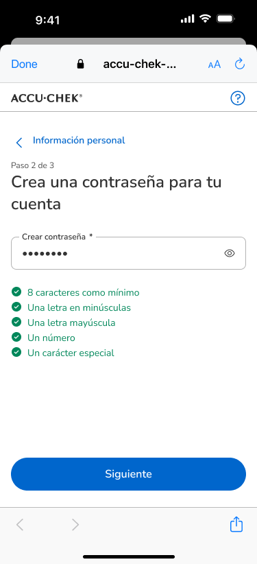 Descargar y configurar la app Accu-Chek SmartGuide